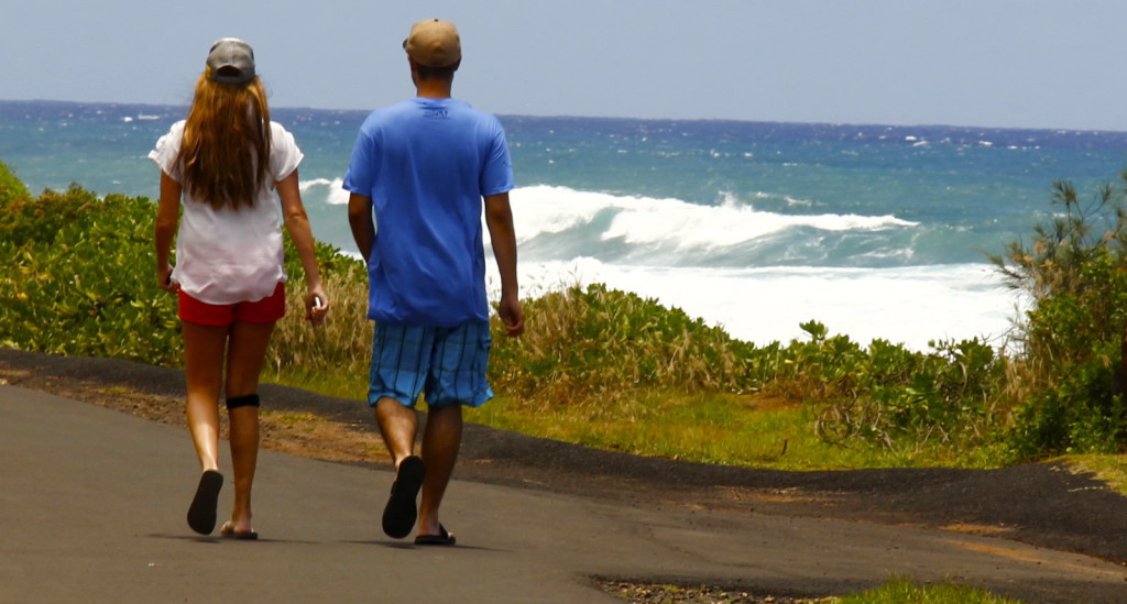The Best Seaside Walking and Bike Path in Kauai